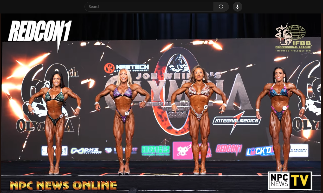 2024 IFBB Pro League Fitness Olympia Prejudging Comparisons 4K Video - NPC News Online